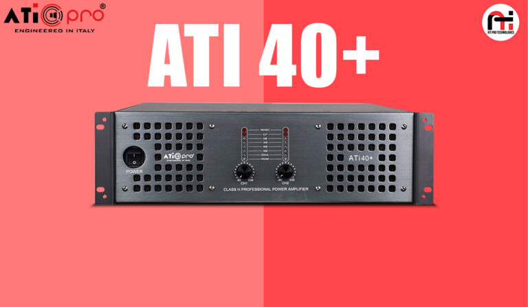 Unleash Powerful Sound with the ATI 40+ DJ Amplifier - Atipro Technologies