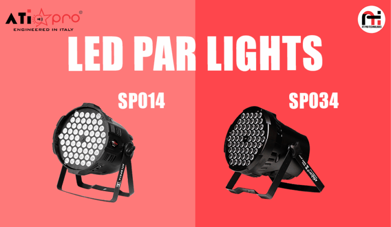 ATIPRO SP034 RGBWW & ATI SP014 RGBW 4-in-1 LED Par Lights: Powerful ...